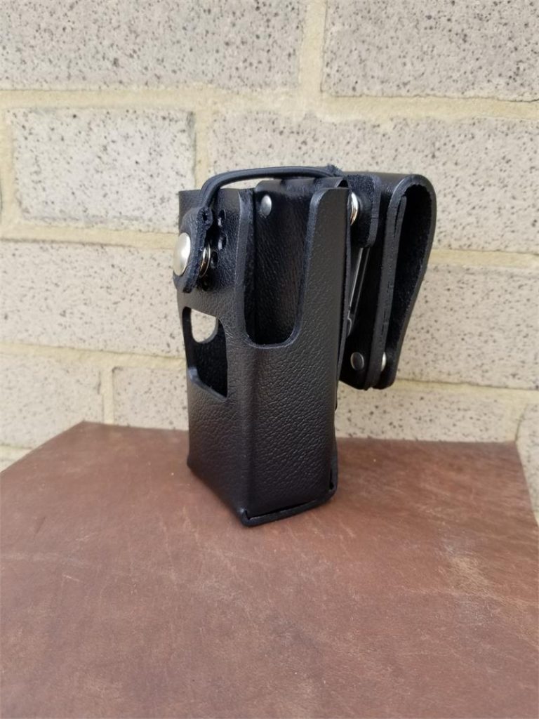 Icom IC-F1000S/2000S Leather Case with swivel belt loop - Leather cases ...